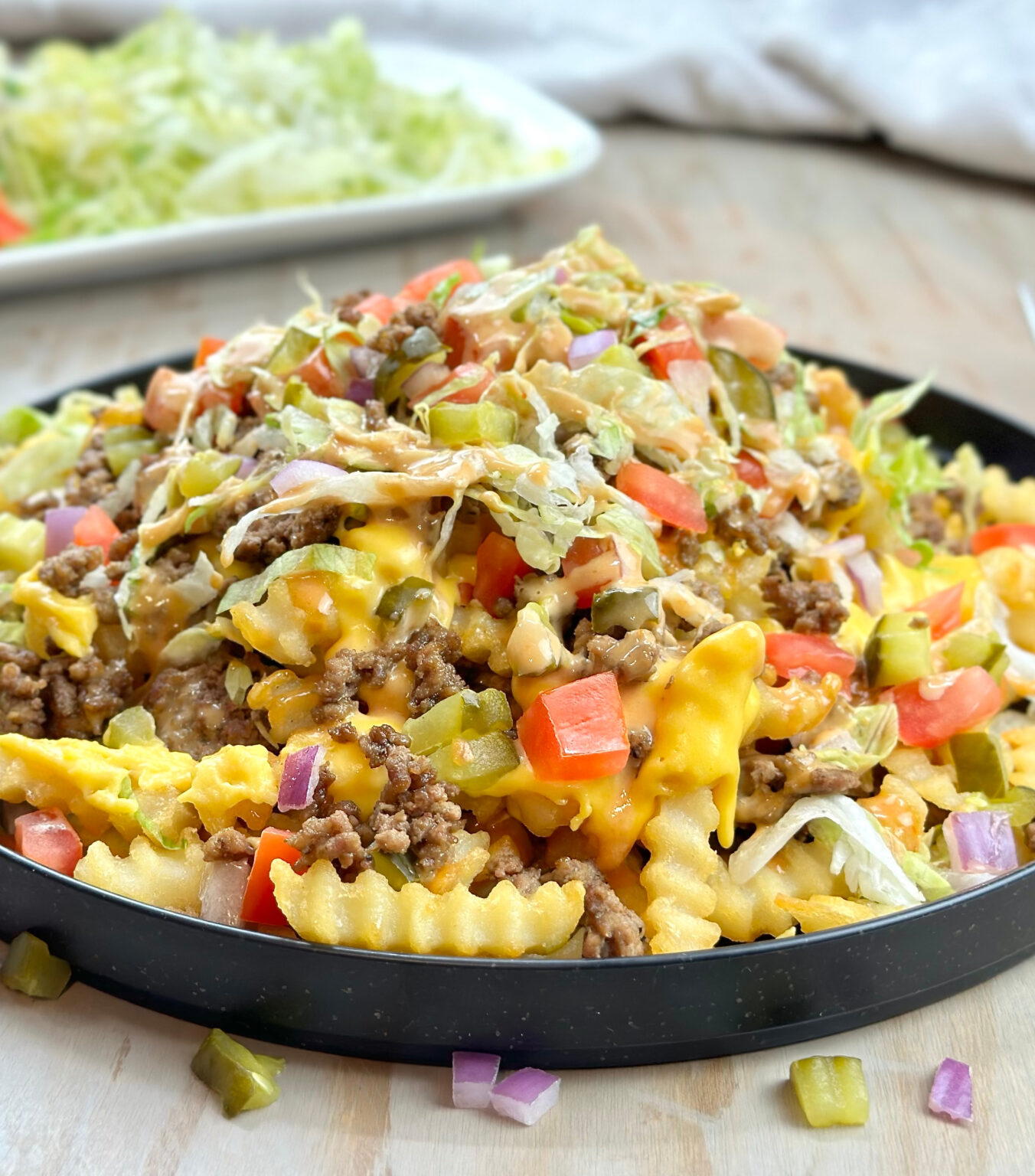 Cheeseburger Loaded Fries | In Good Flavor