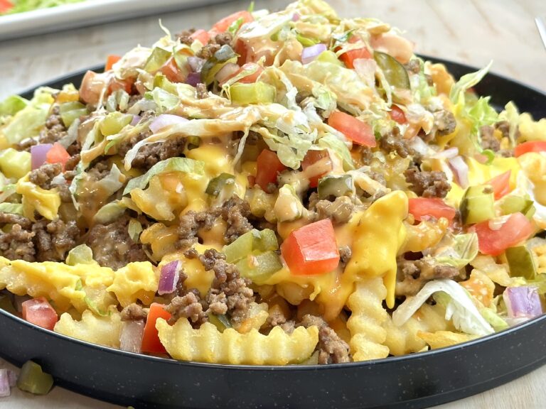 Cheeseburger Loaded Fries | In Good Flavor
