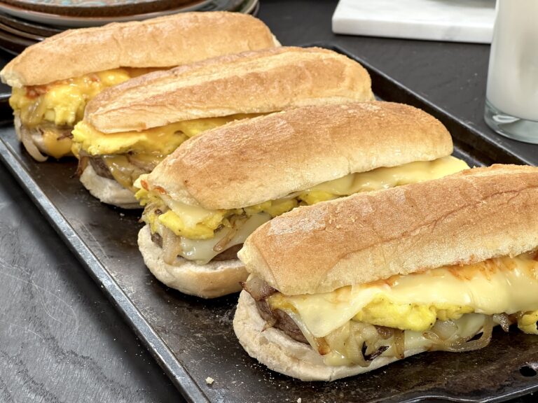 Sausage Egg Breakfast Grinders | In Good Flavor