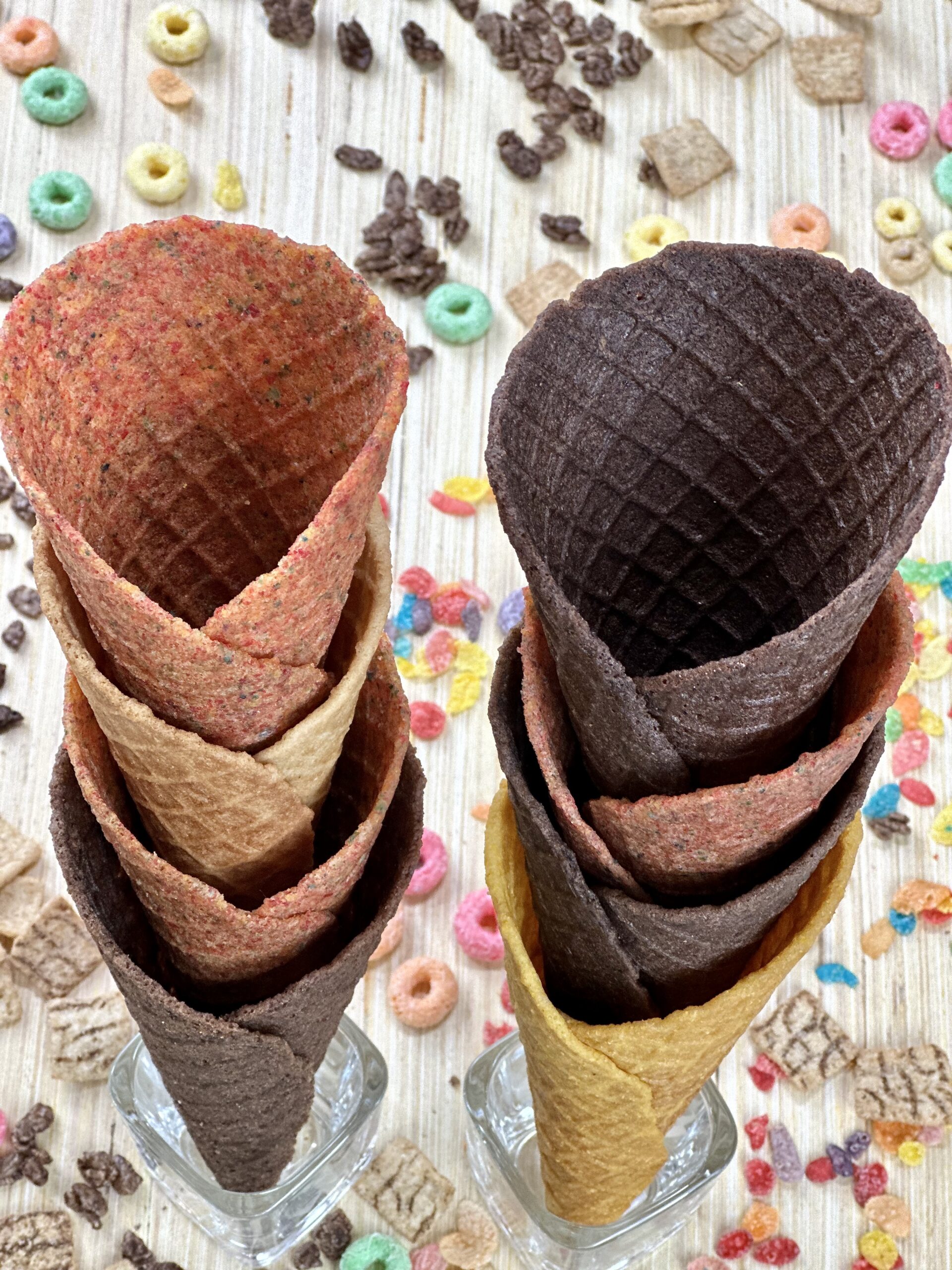 How To Make Cereal Waffle Cones