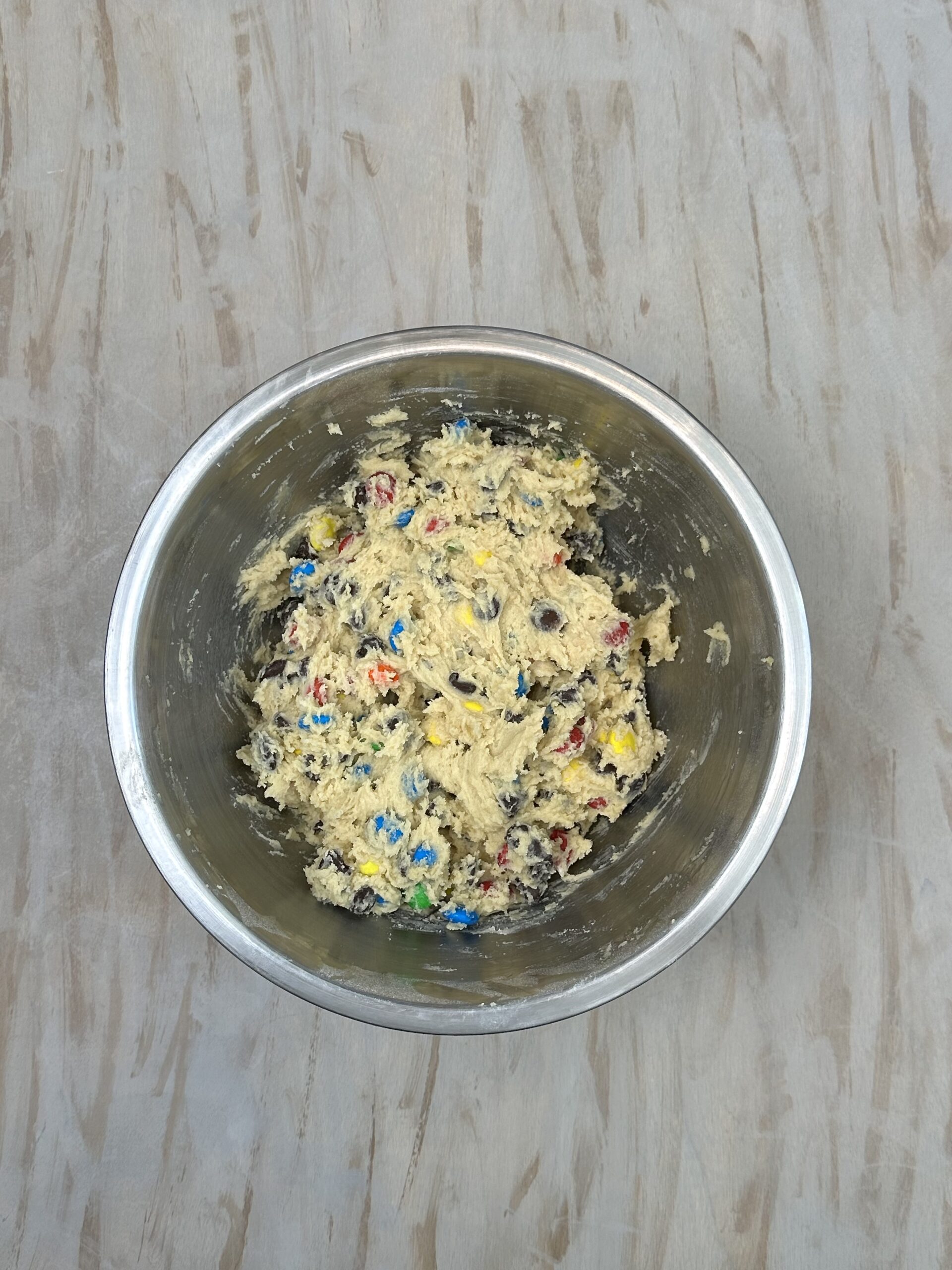 Giant M&M Cookies with Chocolate Chips | In Good Flavor