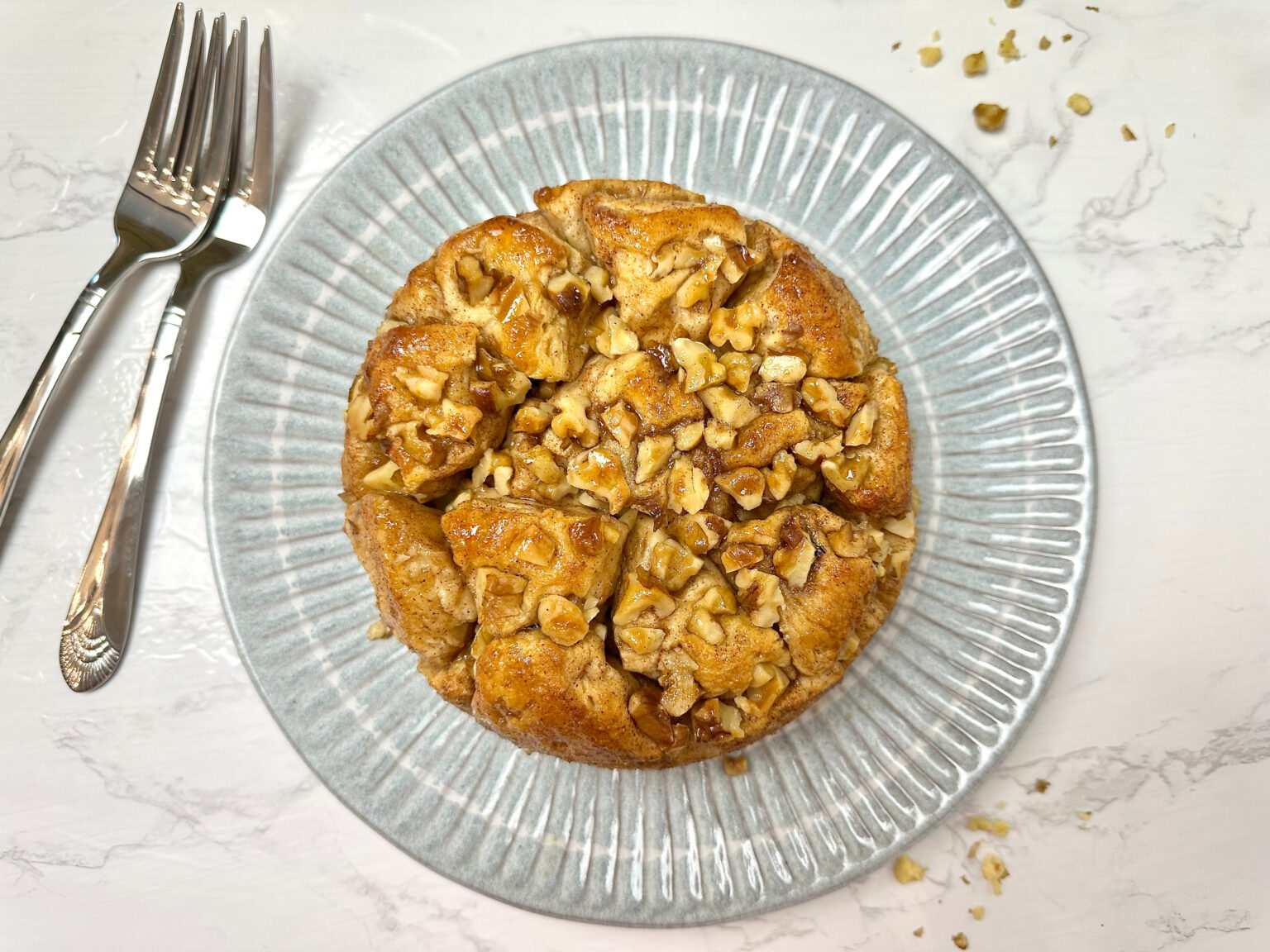 Small Batch Microwave Monkey Bread | In Good Flavor