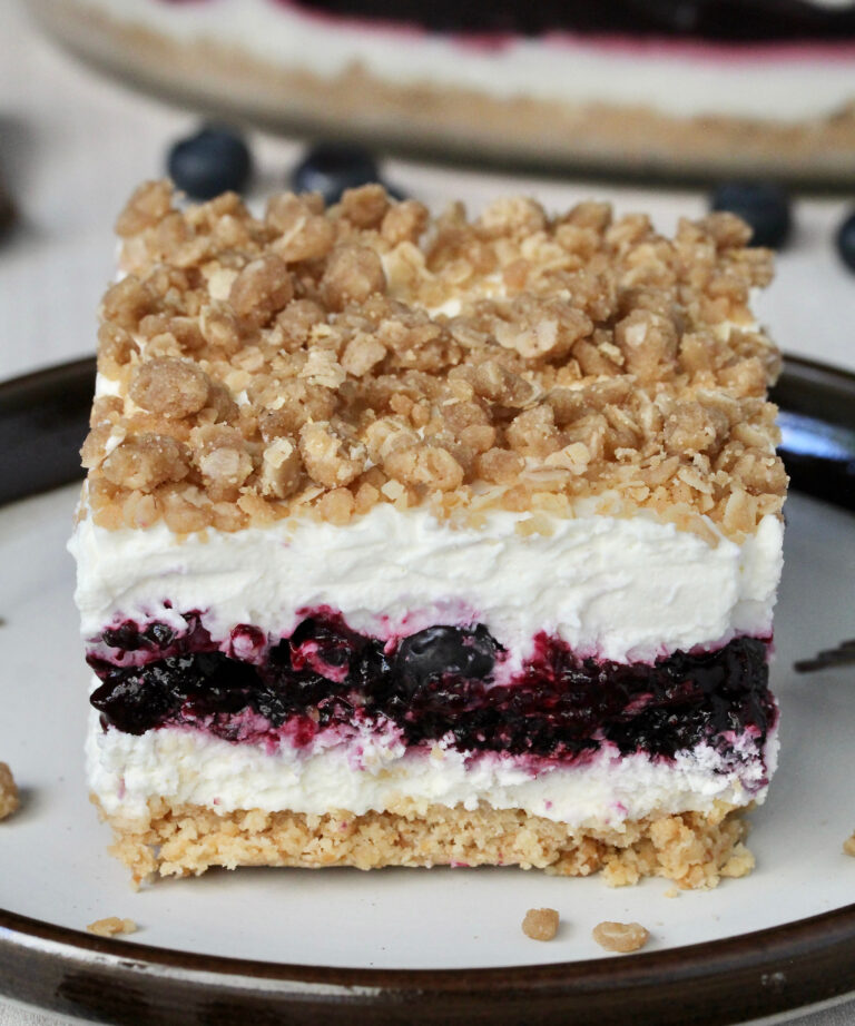 Blueberry Pie Lush Dessert | In Good Flavor